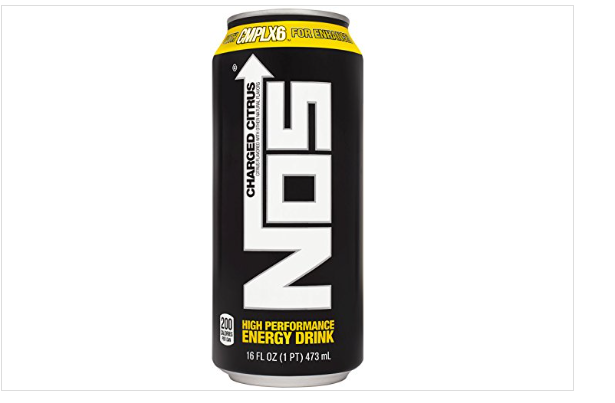 NOS Charged Citrus, Energy Drink 16 fl Oz | We Are Beverages
